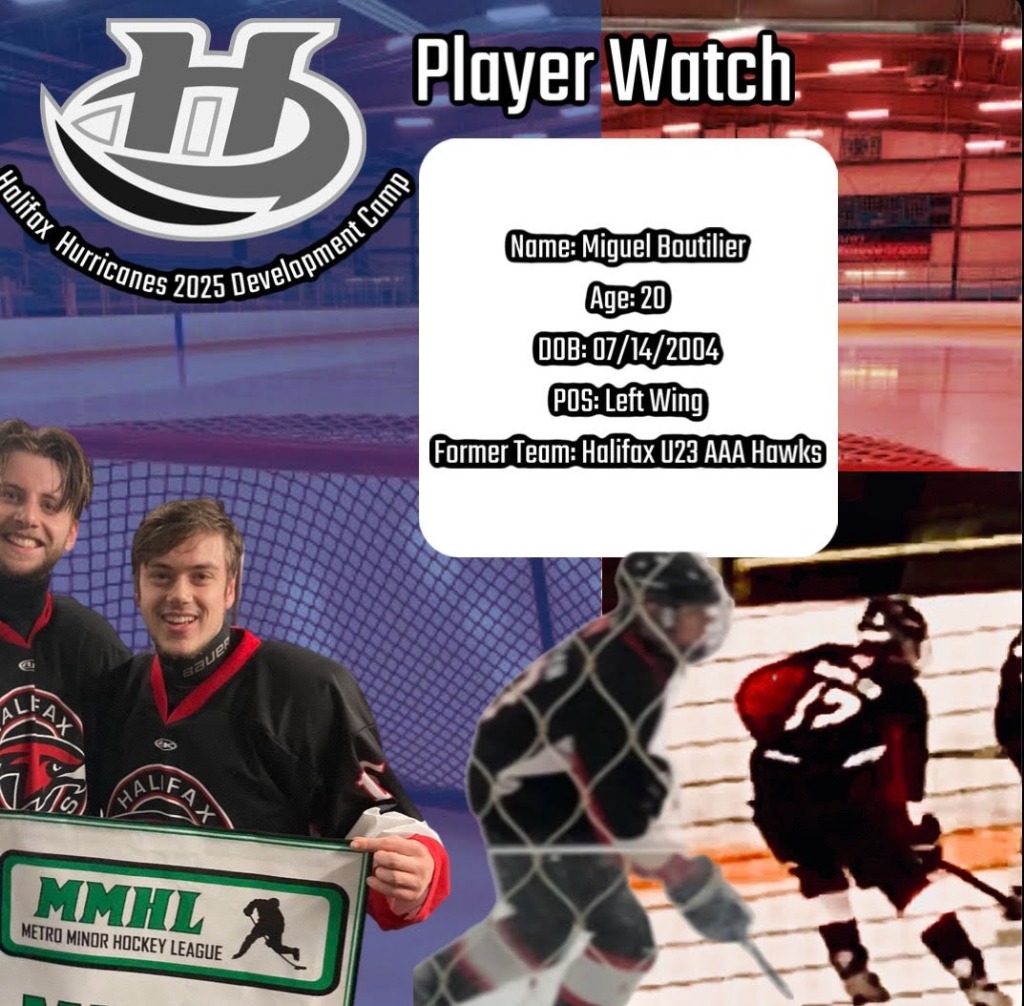 Eyes on #93 Miguel Boutilier: A Redemption Story | NS Junior B U22 Hockey League | RecLeague.net